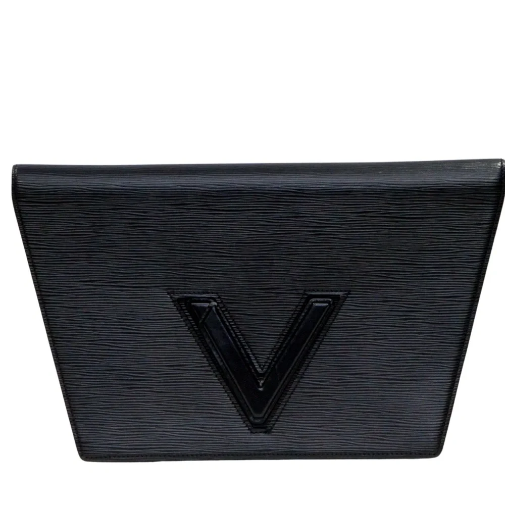 Louis Vuitton | Bags | Louis Vuitton Trapeze Epi Twist Lv Clutch Bag ...